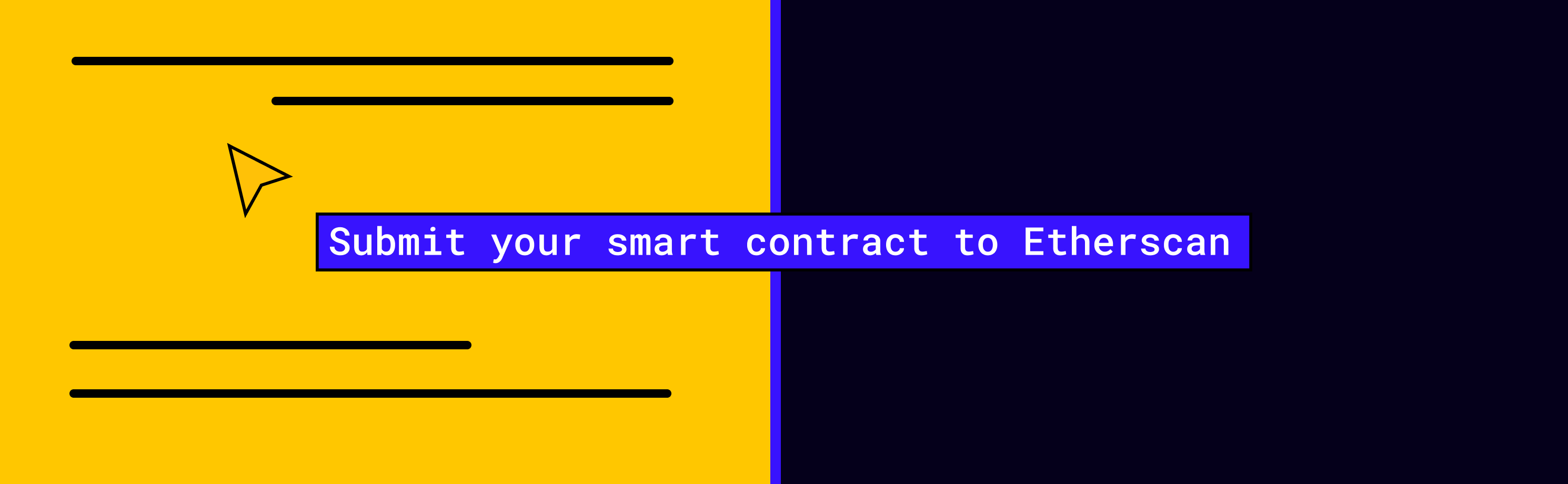 Submit Your Smart Contract To Etherscan
